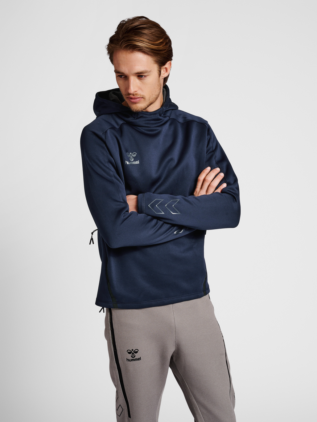hummel CIMA XK HOODIE - MARINE | hummel.net