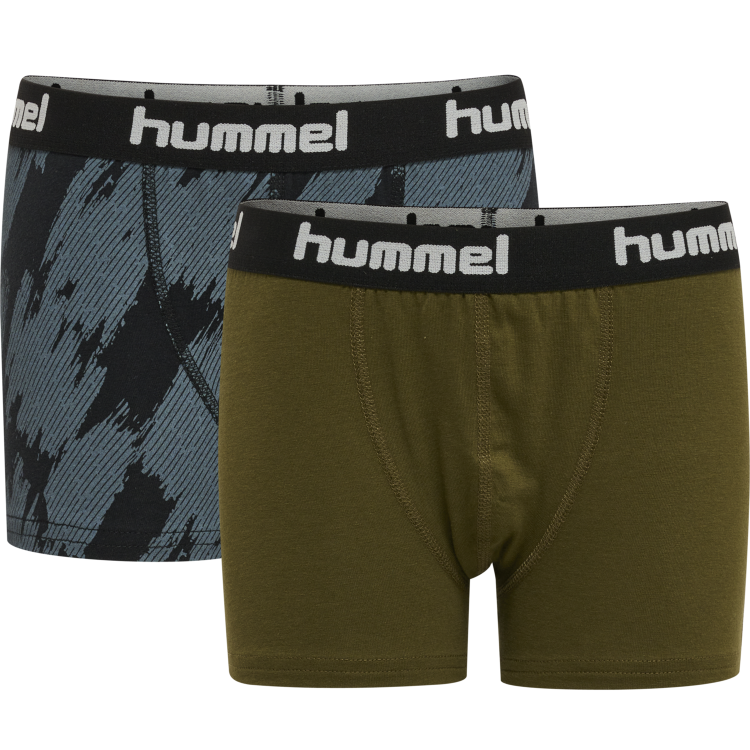hummel NOLAN BOXERS 2-PACK - DARK OLIVE | hummel.net