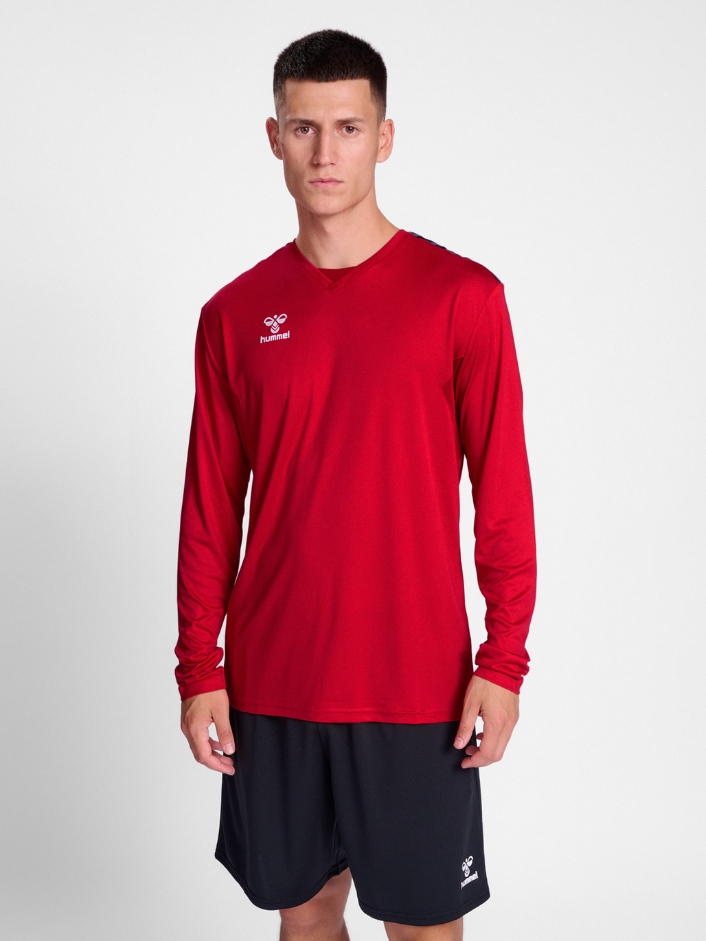 hummel AUTHENTIC PL JERSEY L/S - TRUE RED | hummel.net