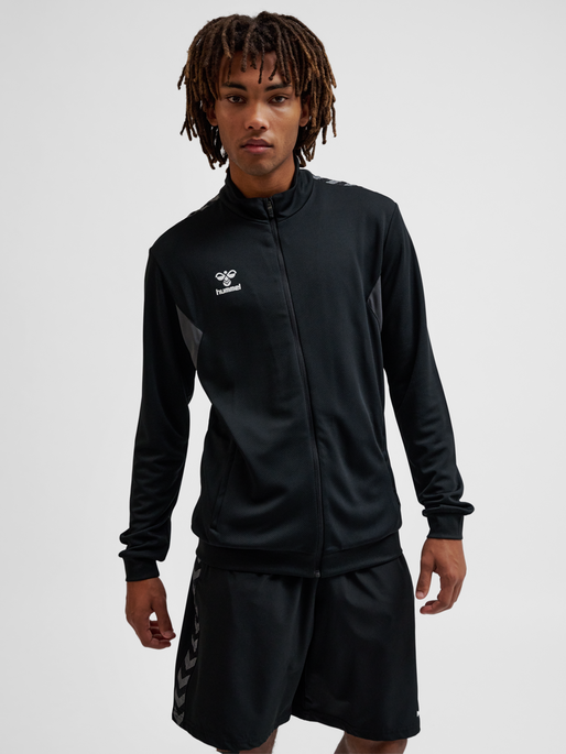 hummel AUTHENTIC PL ZIP JACKET - BLACK | hummel.net