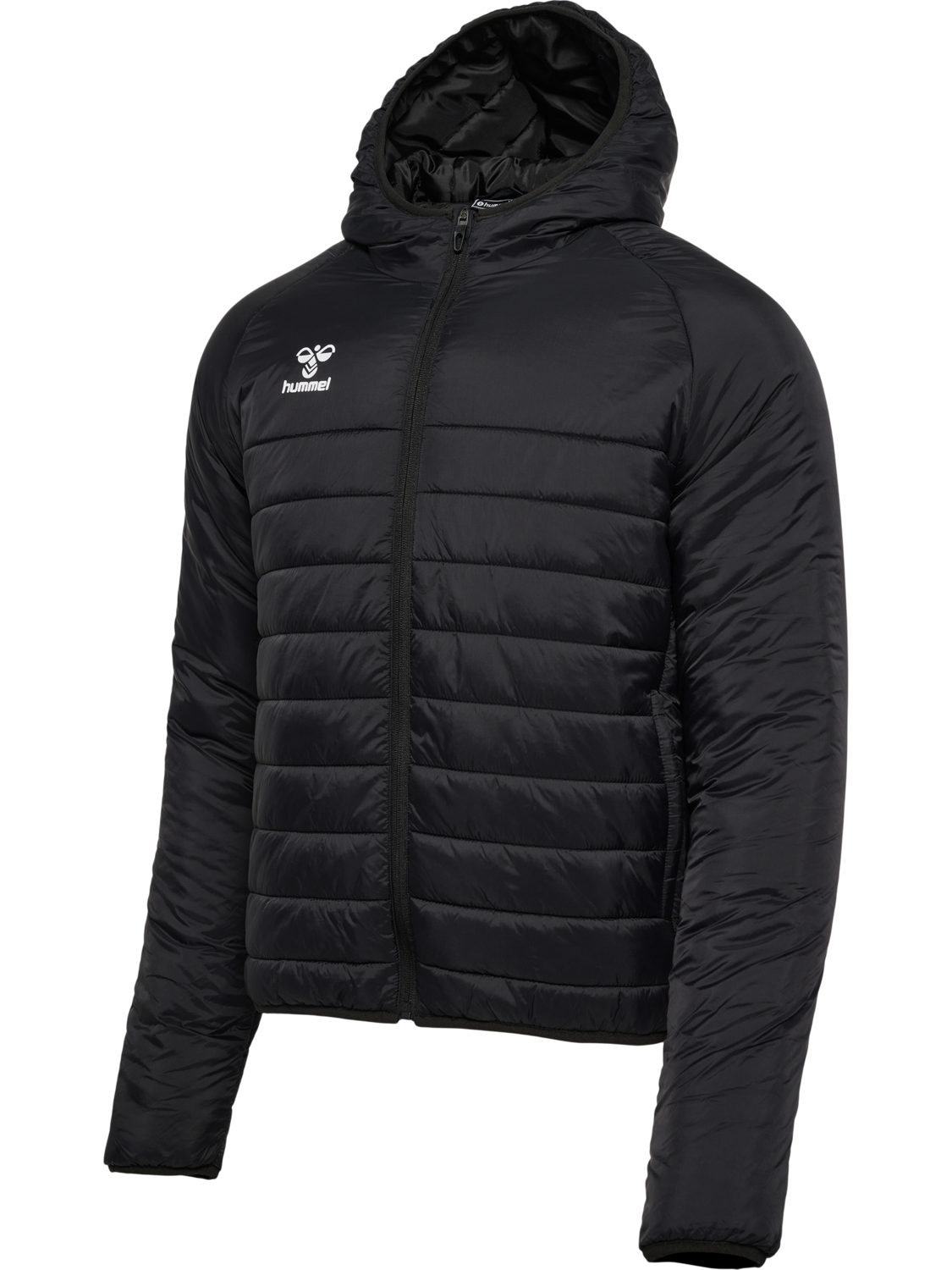 hummel GO QUILTED HOOD JACKET - BLACK | hummel.net