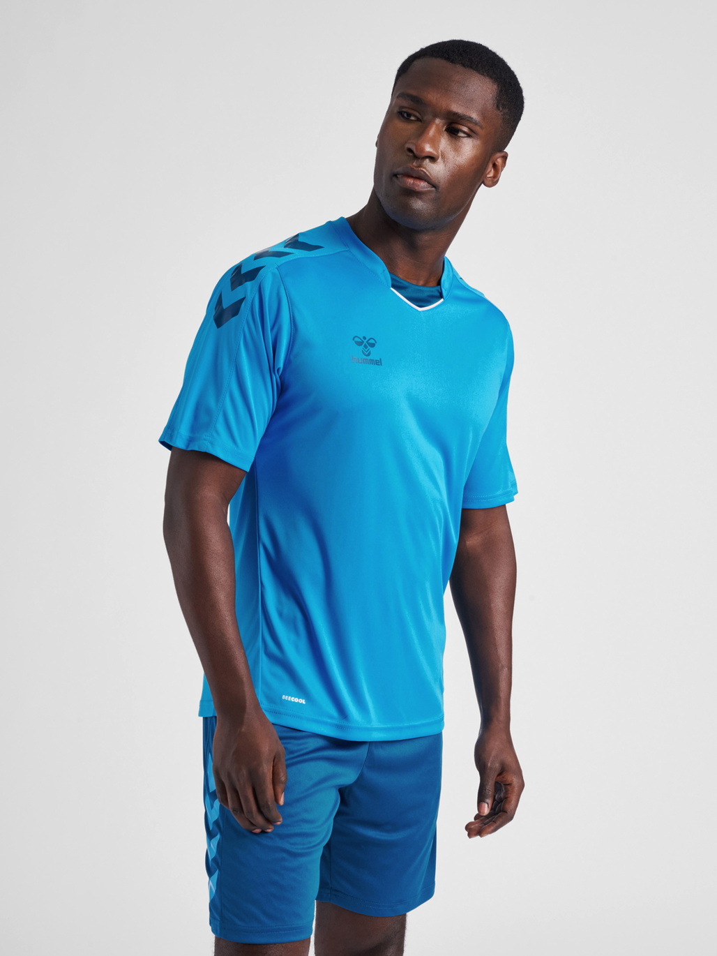 hummel CORE XK POLY JERSEY S/S - BLUE DANUBE | hummel.net