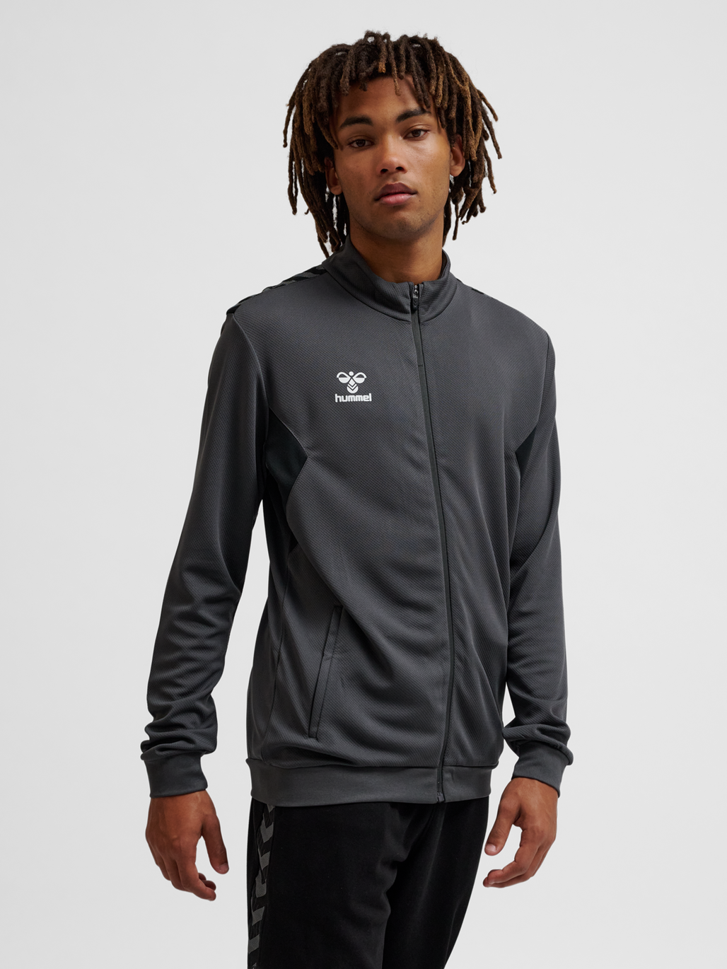hummel AUTHENTIC PL ZIP JACKET - ASPHALT | hummel.net