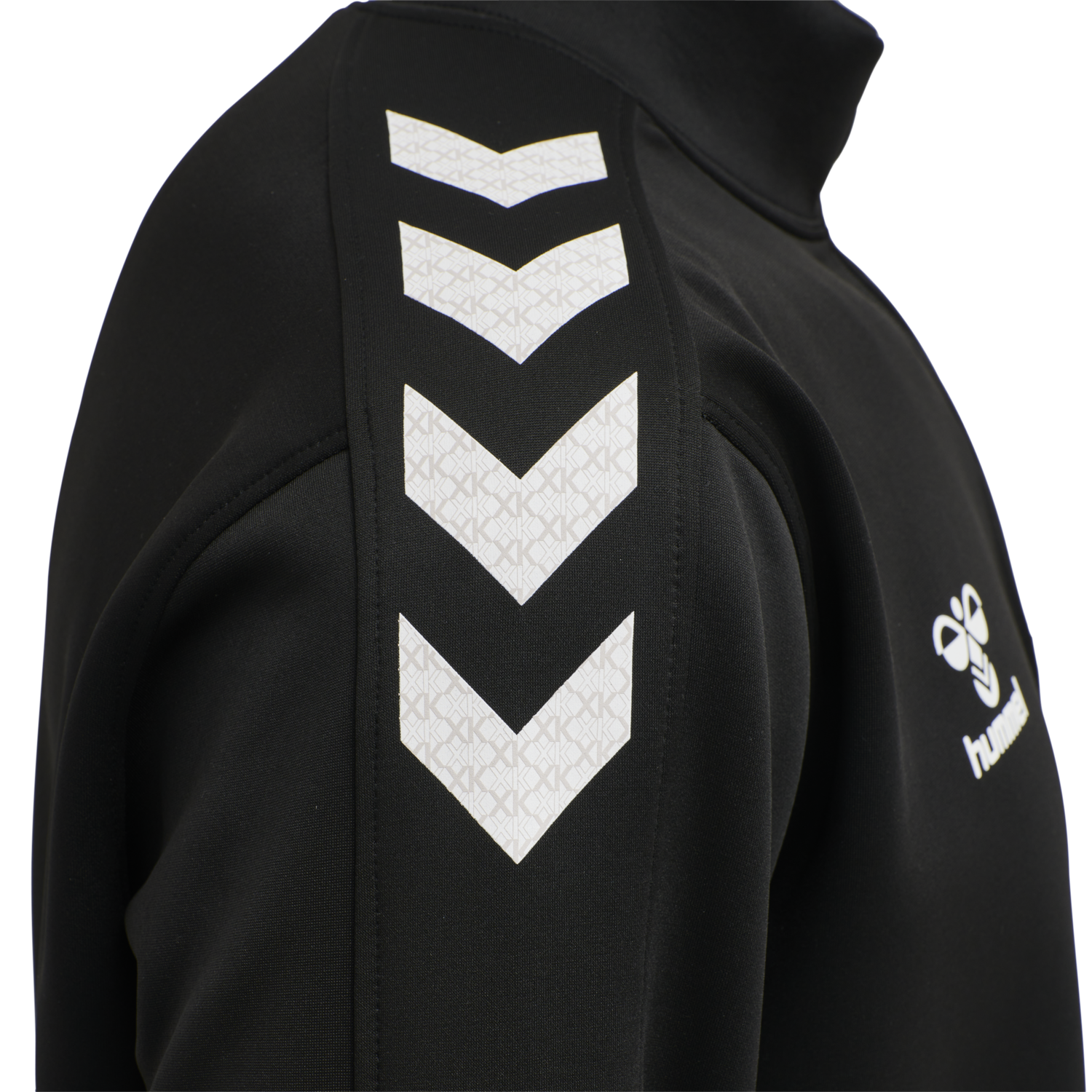 hummel CORE XK HALF ZIP POLY SWEAT - BLACK | hummel.net