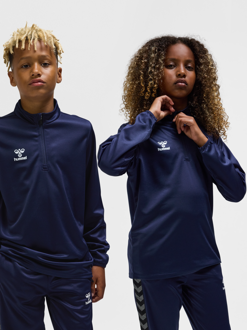 hummel ESSENTIAL HALF-ZIP KIDS - MARINE | hummel.net