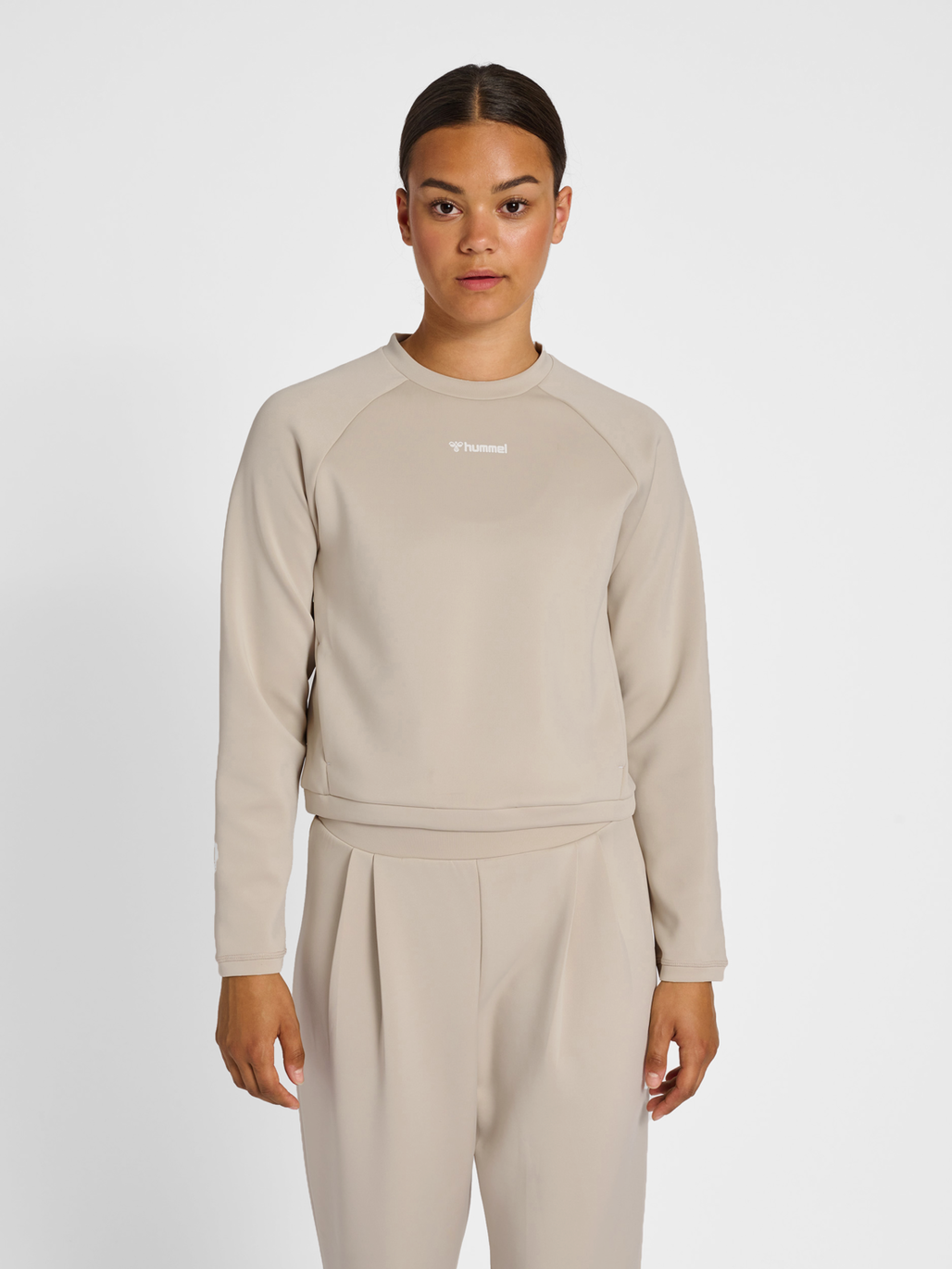 hummel MT KALU SHORT SWEATSHIRT - CHATEAU GRAY | hummel.net