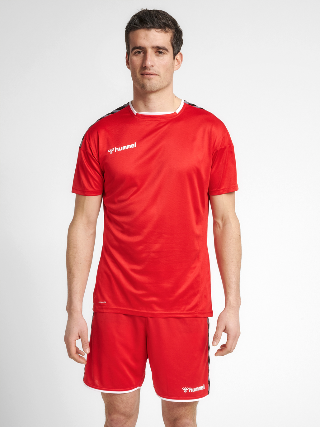 hummel AUTHENTIC POLY JERSEY S/S - TRUE RED | hummel.net