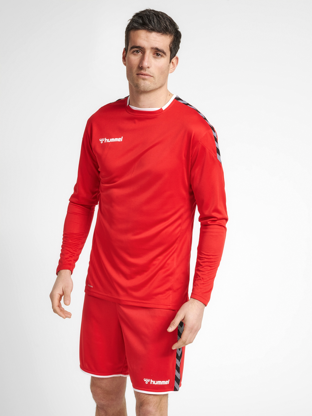 hummel AUTHENTIC POLY JERSEY L/S - TRUE RED | hummel.net