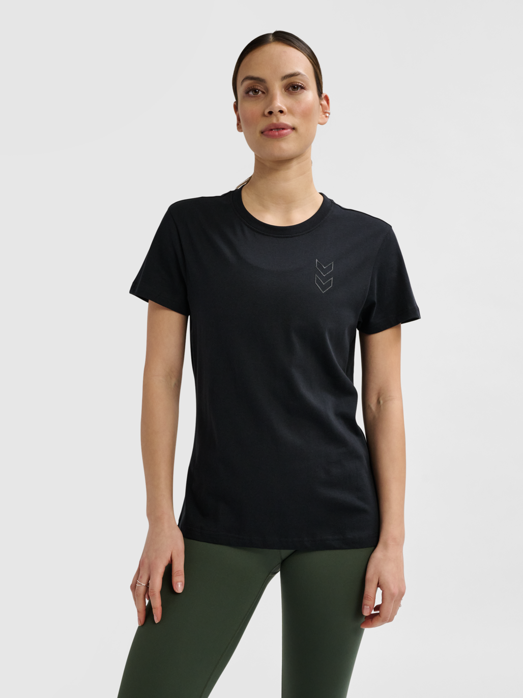 hummel ACTIVE PL JERSEY S/S WOMAN - BLACK | hummel.net
