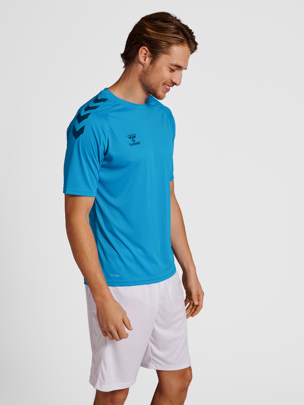 hummel CORE XK CORE POLY T-SHIRT S/S - BLUE DANUBE | hummel.net