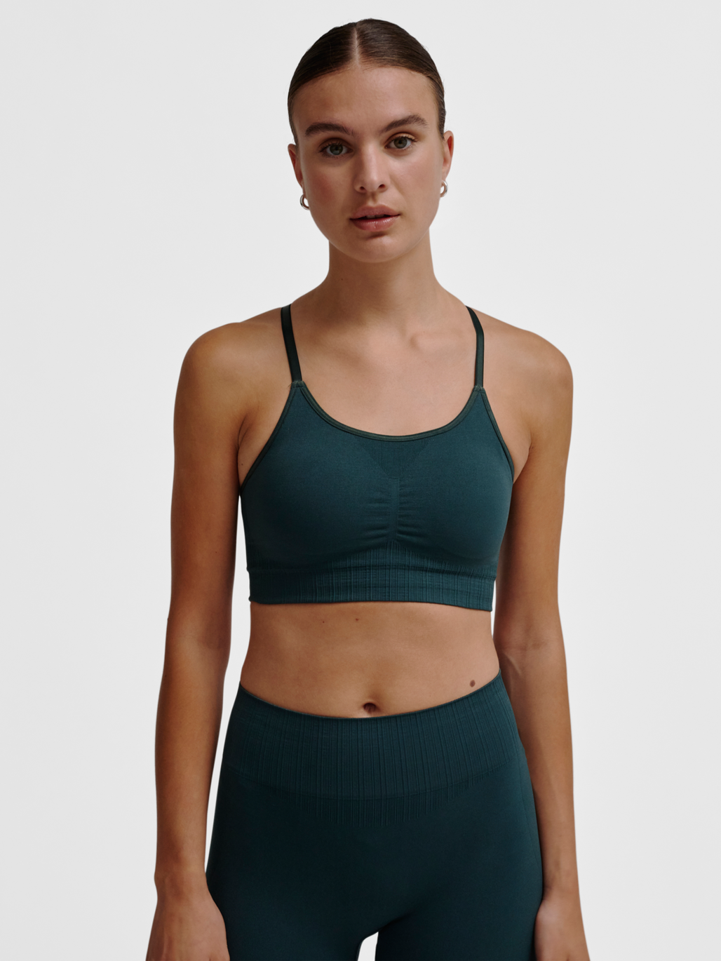 hummel MT DEFINE SEAMLESS PADDED BRA - GREEN GABLES | hummel.net