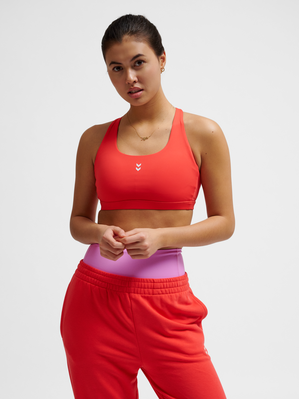 hummel FAST IMPACT STRAP BRA - HIBISCUS | hummel.net