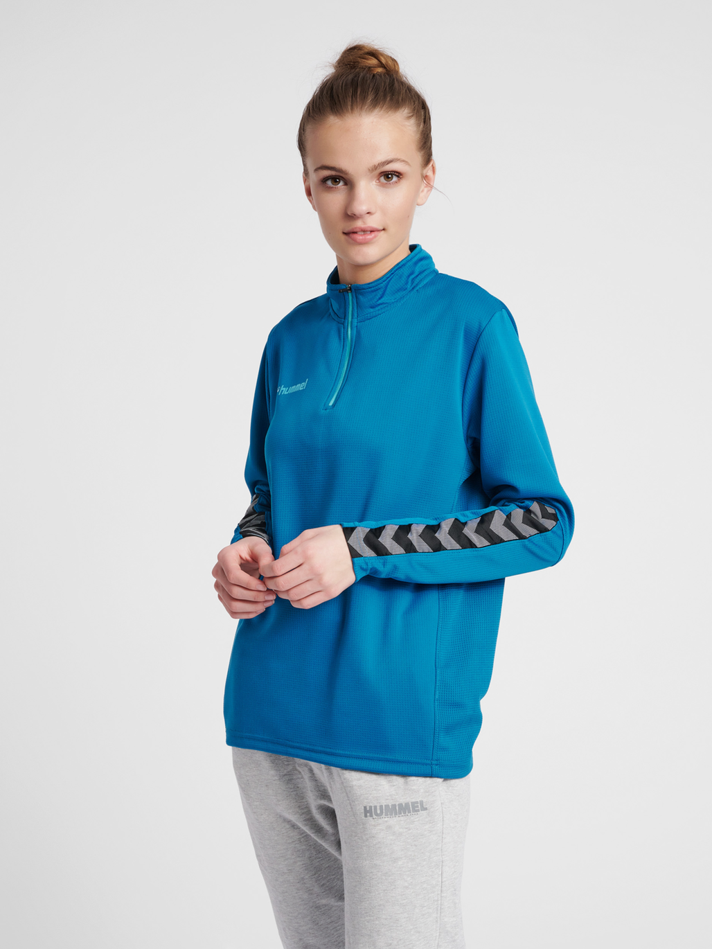 hummel AUTHENTIC HALF ZIP SWEATSHIRT WO - CELESTIAL | hummel.net