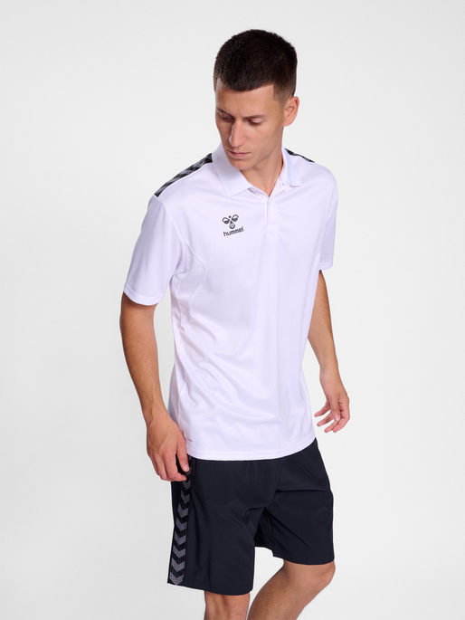hummel AUTHENTIC FUNCTIONAL POLO - WHITE | hummel.net