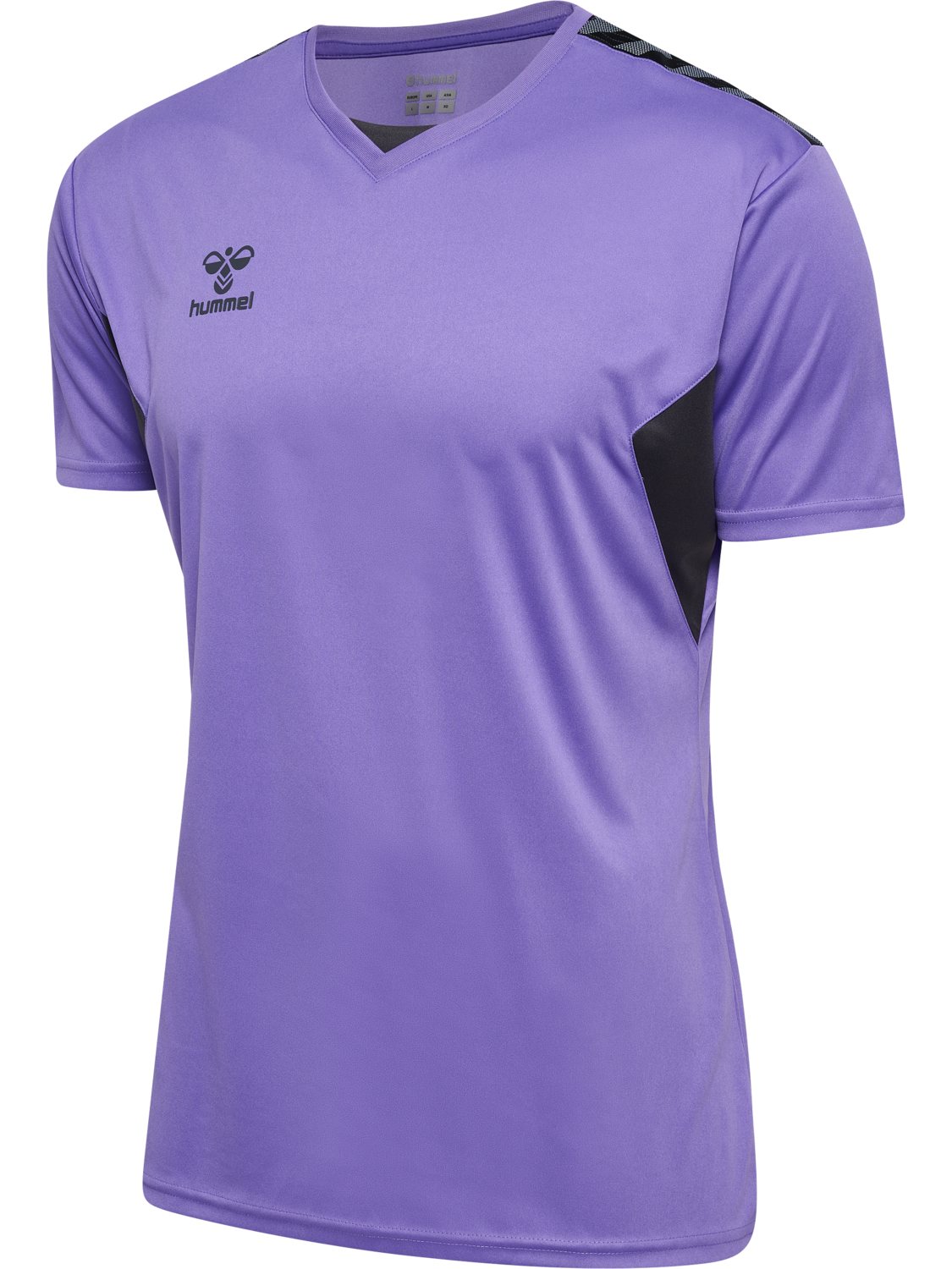 hummel AUTHENTIC PL JERSEY S/S - DAHLIA PURPLE/ASPHALT | hummel.net