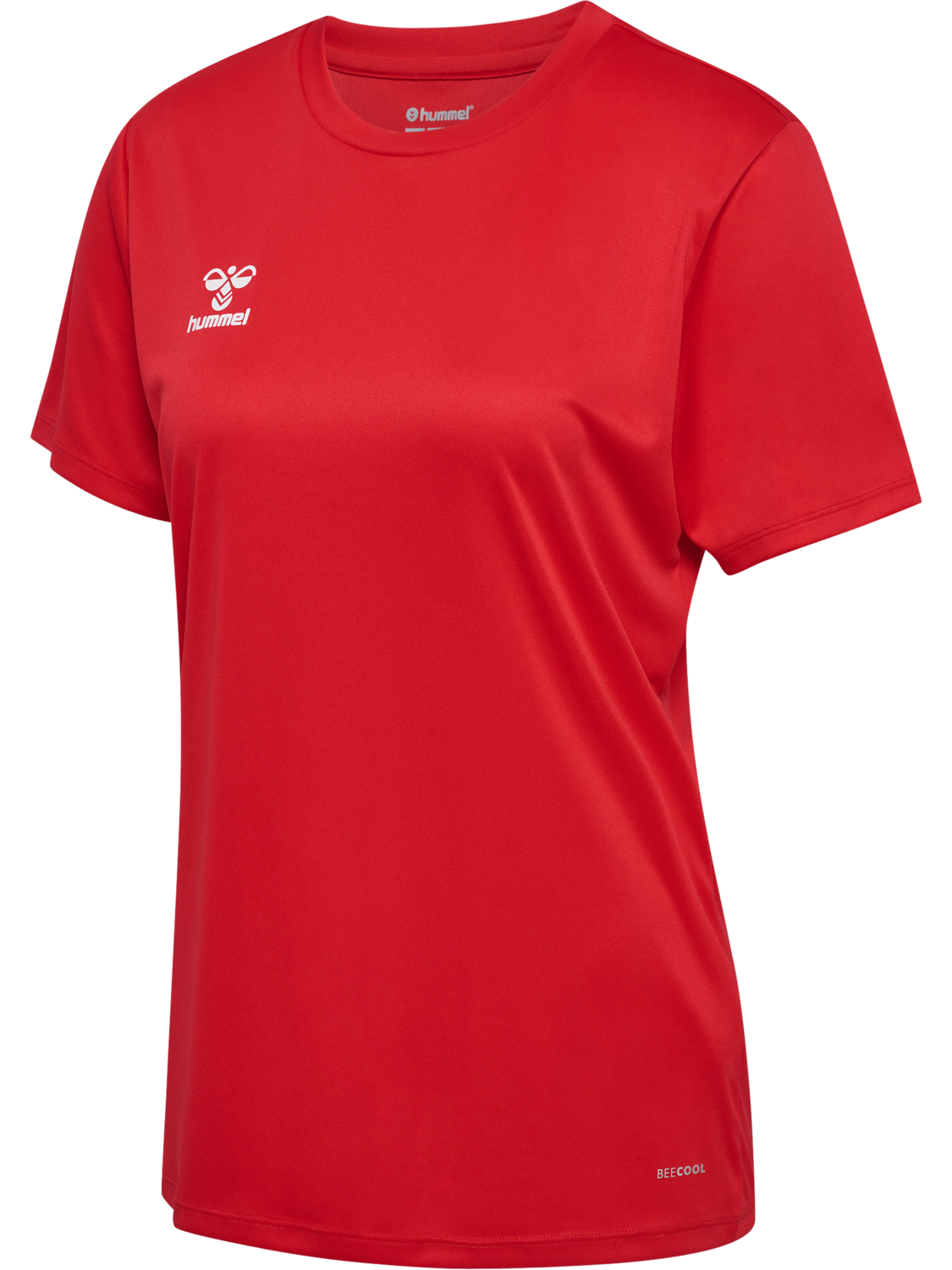 hummel ESSENTIAL JERSEY S/S WOMAN - TRUE RED | hummel.net