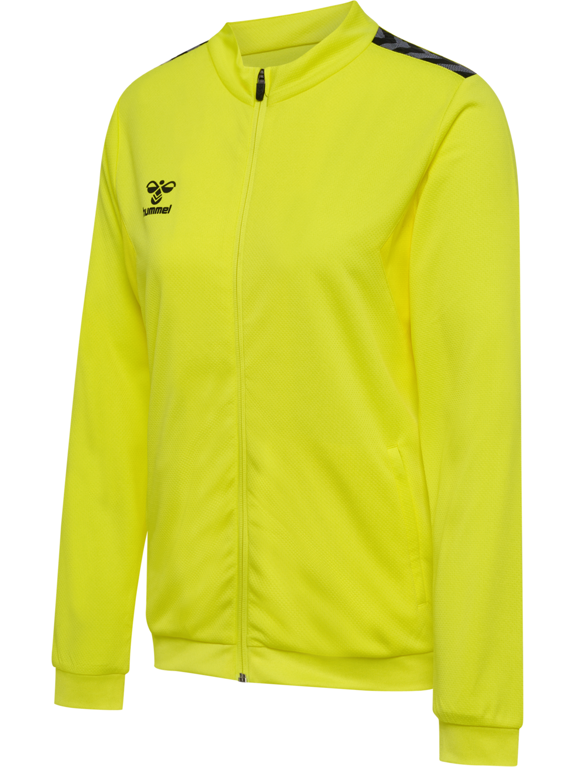 hummel AUTHENTIC PL ZIP JACKET WOMAN - BLAZING YELLOW | hummel.net