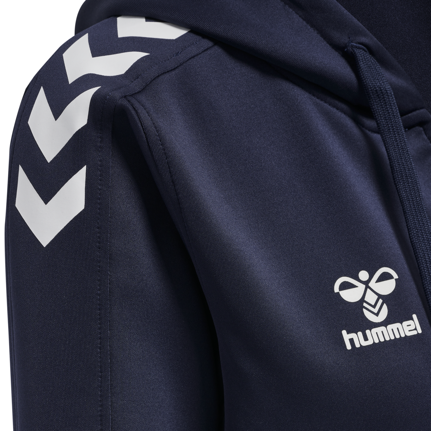 hummel CORE XK POLY ZIP HOOD SWEAT WOMA - MARINE | hummel.net