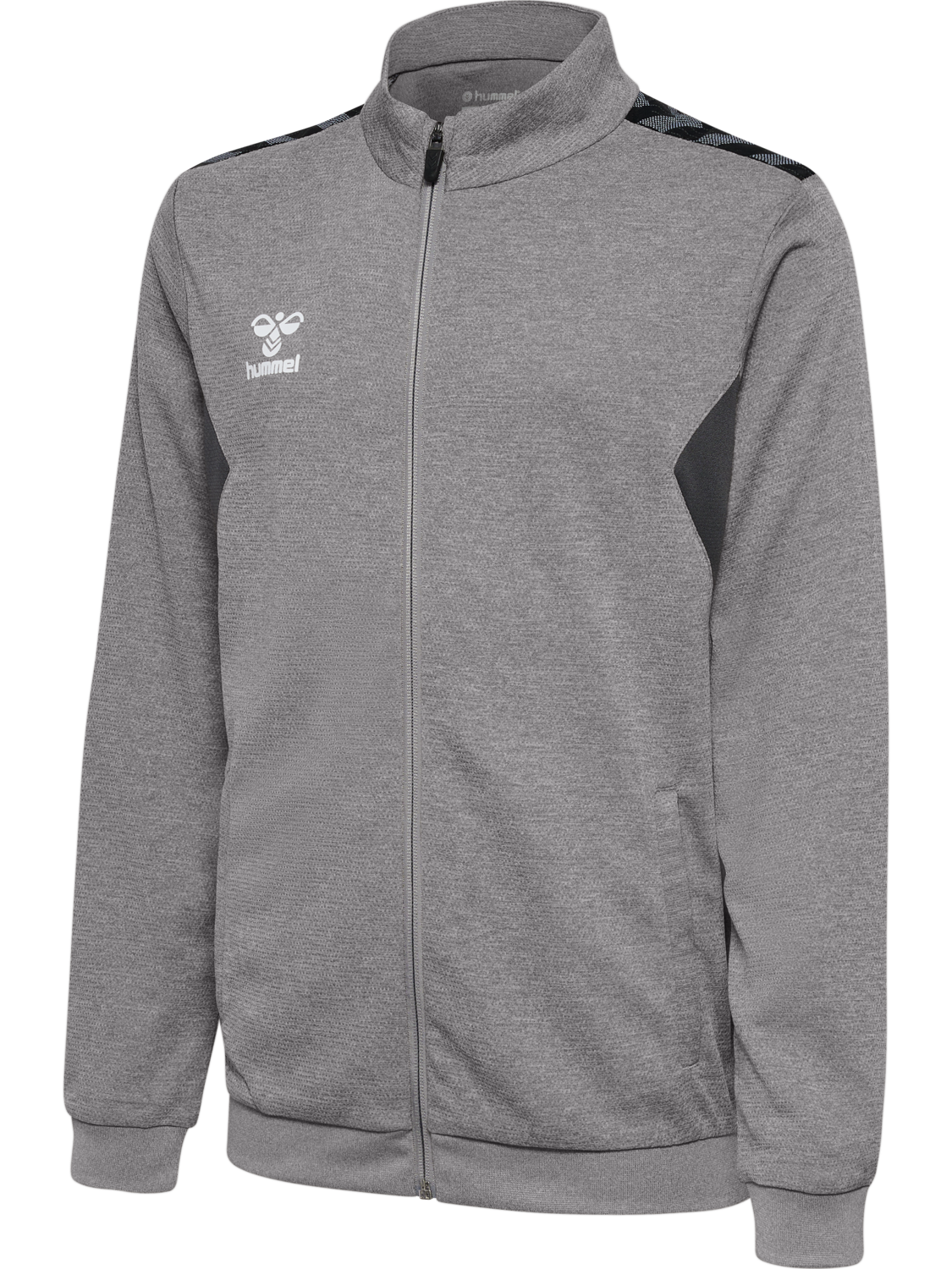 hummel AUTHENTIC PL ZIP JACKET KIDS - GREY MELANGE | hummel.net