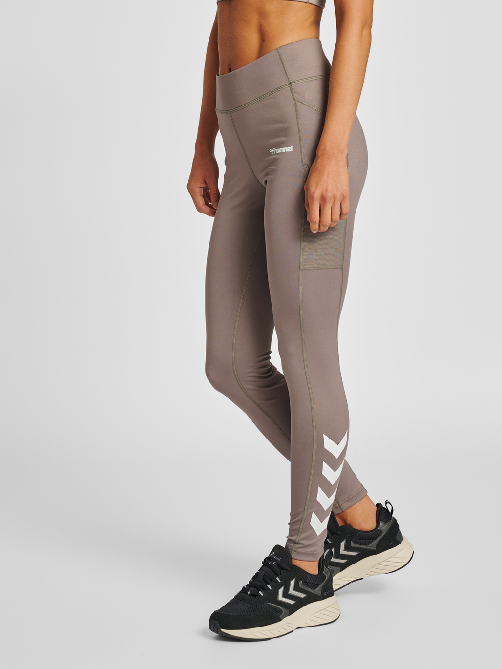 hummel MT CHIPO MID WAIST TIGHTS - DRIFTWOOD | hummel.net