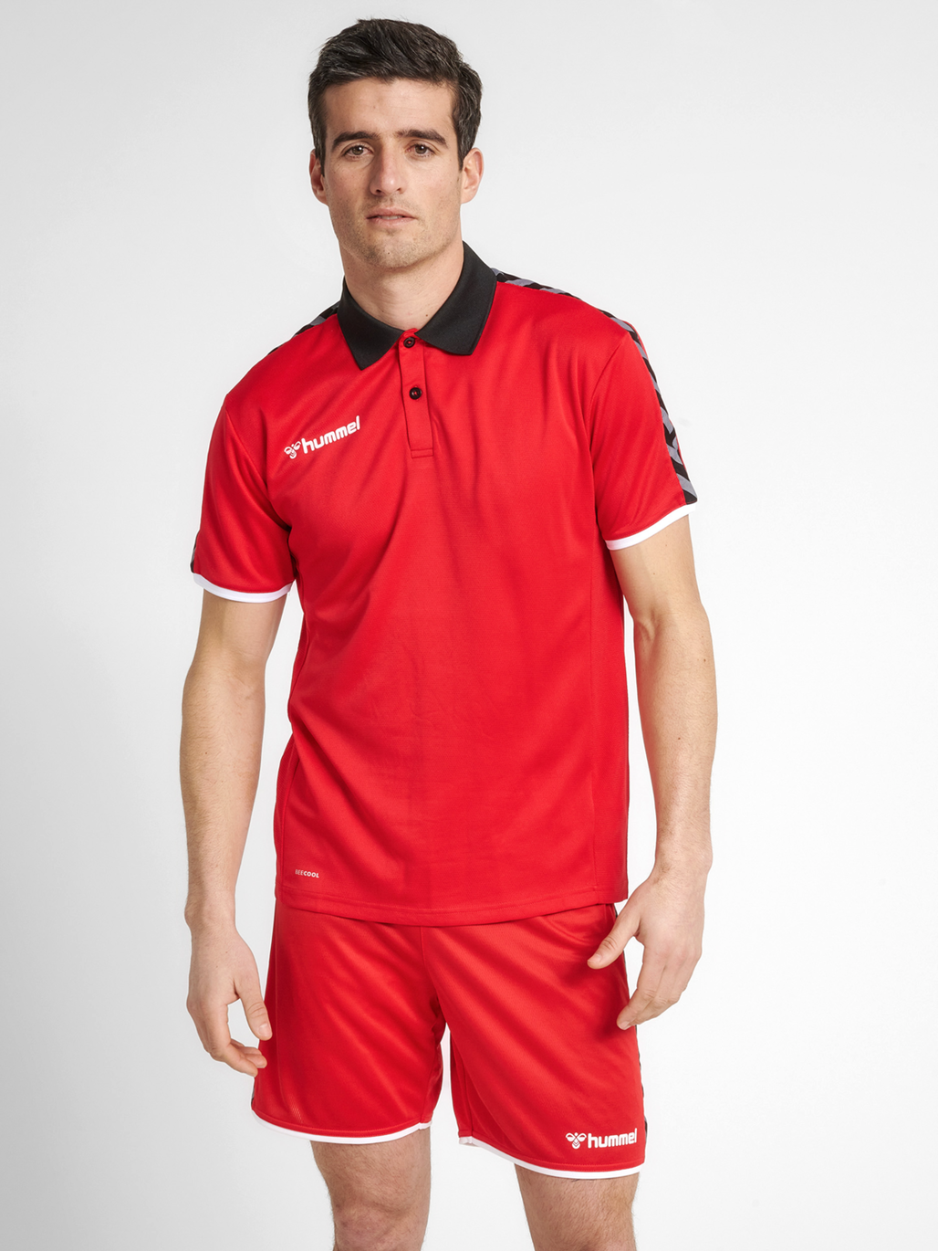 hummel AUTHENTIC FUNCTIONAL POLO - TRUE RED | hummel.net
