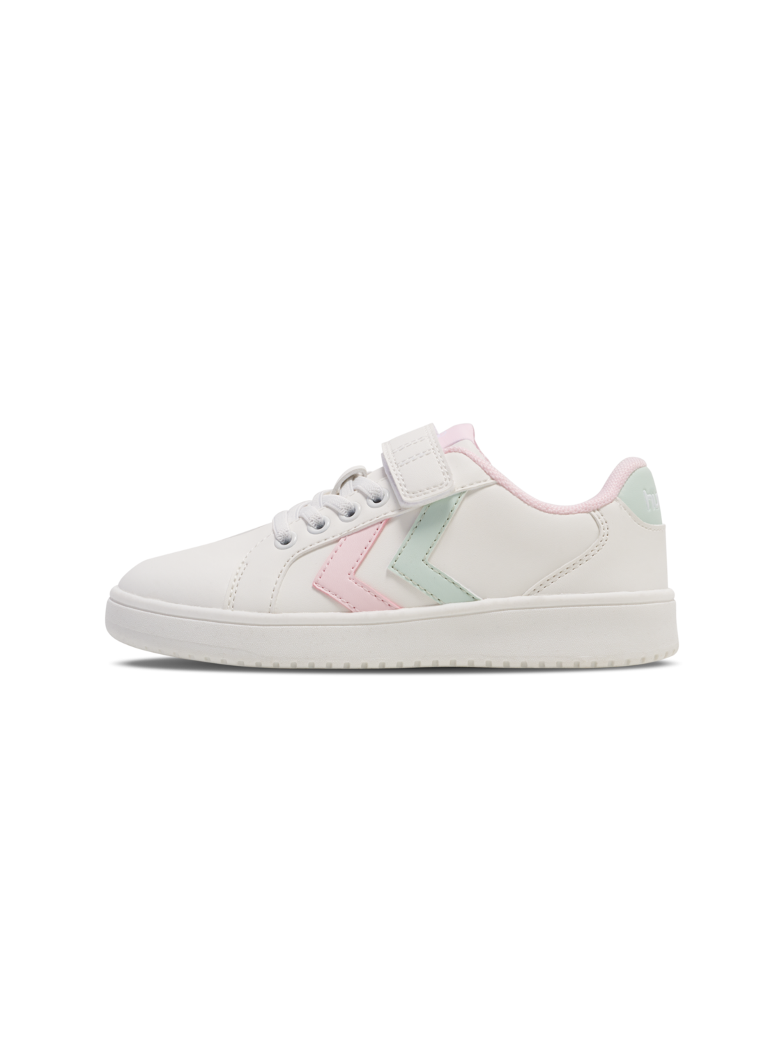 hummel DERBY COURT JR - WHITE/PINK | hummel.net