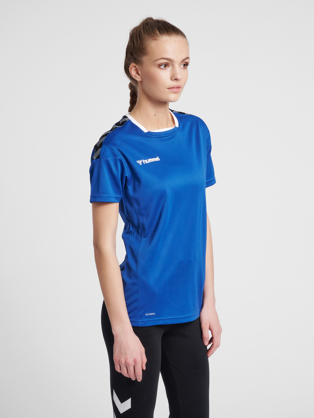 hummel AUTHENTIC POLY JERSEY WOMAN S/S - TRUE BLUE | hummel.net
