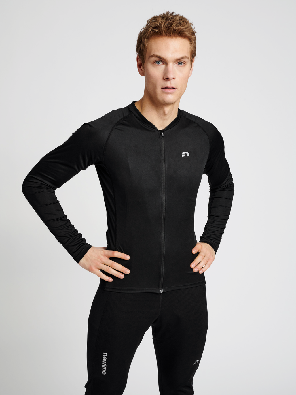 hummel MENS CORE BIKE L/S JERSEY - BLACK | hummel.net