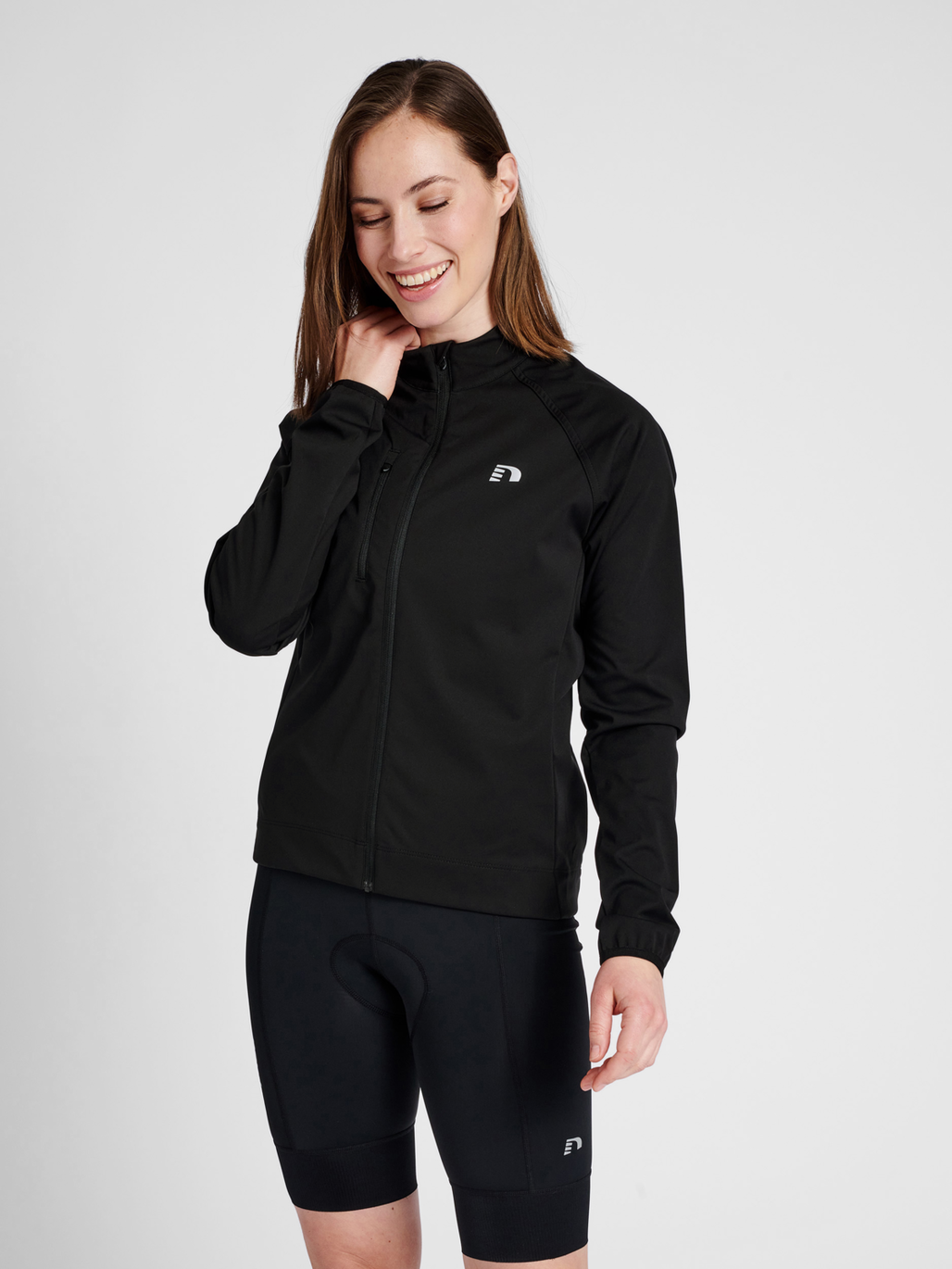 hummel WOMENS CORE BIKE JACKET - BLACK | hummel.net