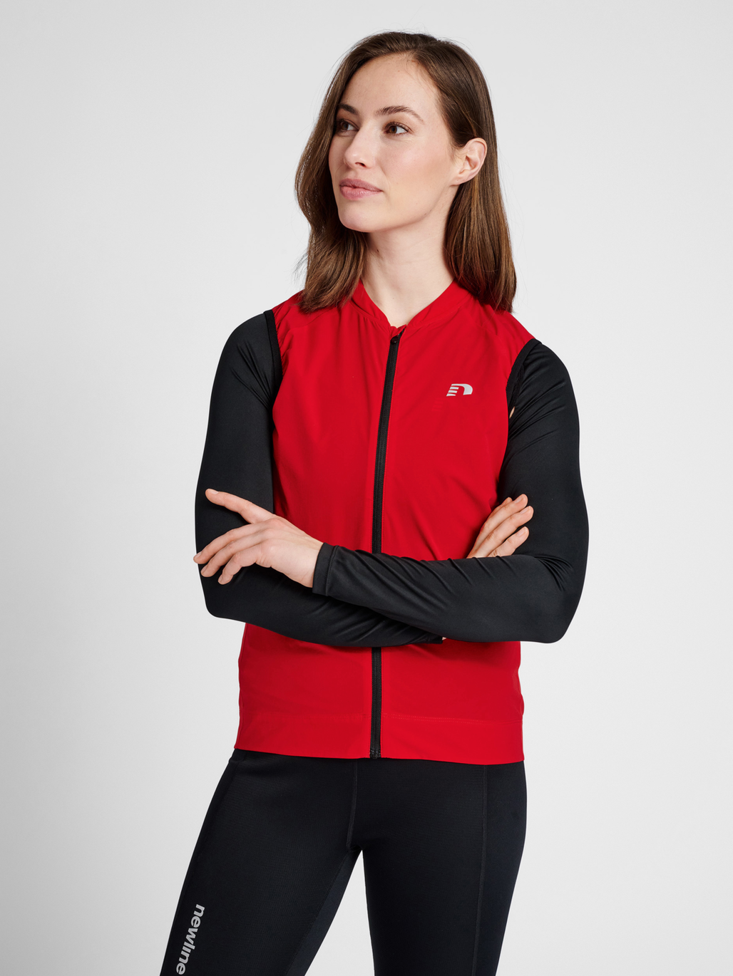 hummel WOMENS CORE BIKE GILET - TANGO RED | hummel.net