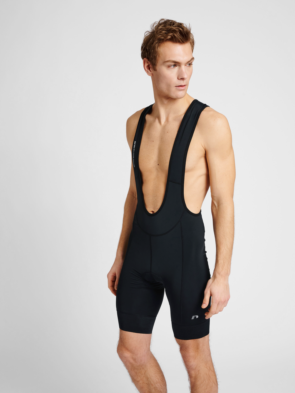 hummel MENS CORE BIKE PANEL BIB SHORTS - BLACK | hummel.net