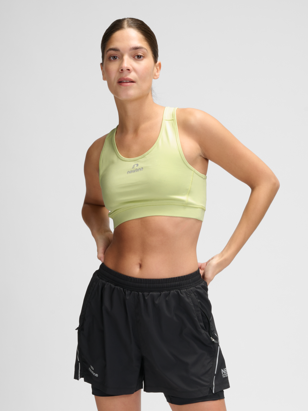 hummel nwlLEAN SPORTS BRA - LUMINARY GREEN | hummel.net